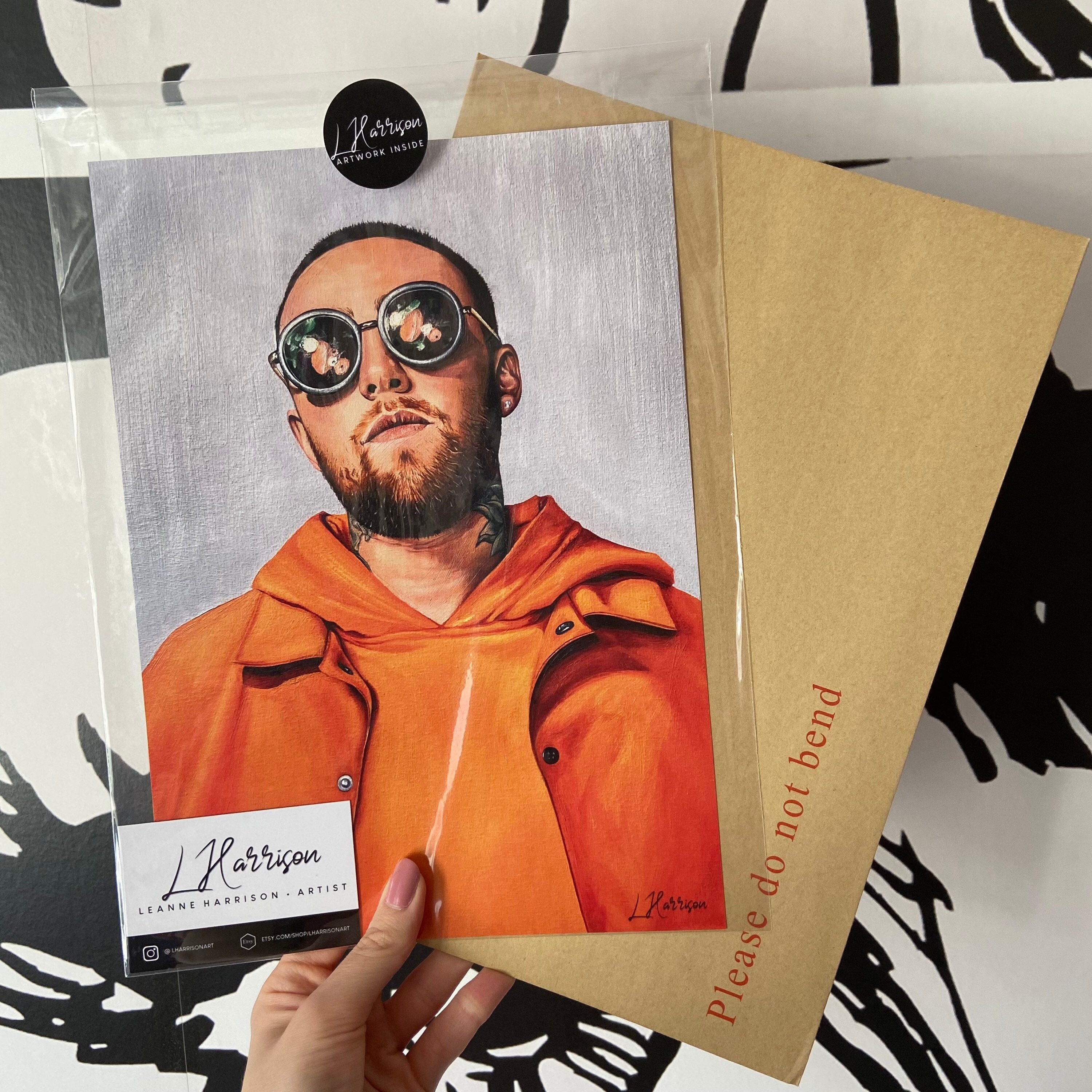 MAC MILLER Art Print Mac Miller Wall Decor Mac Miller Wall - Etsy