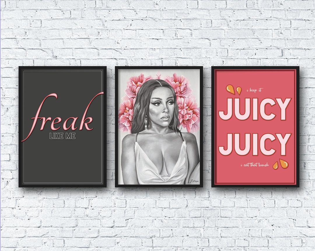 DOJA CAT BUNDLE | A4 | Art Print | Quote Print | Home/living/office ...