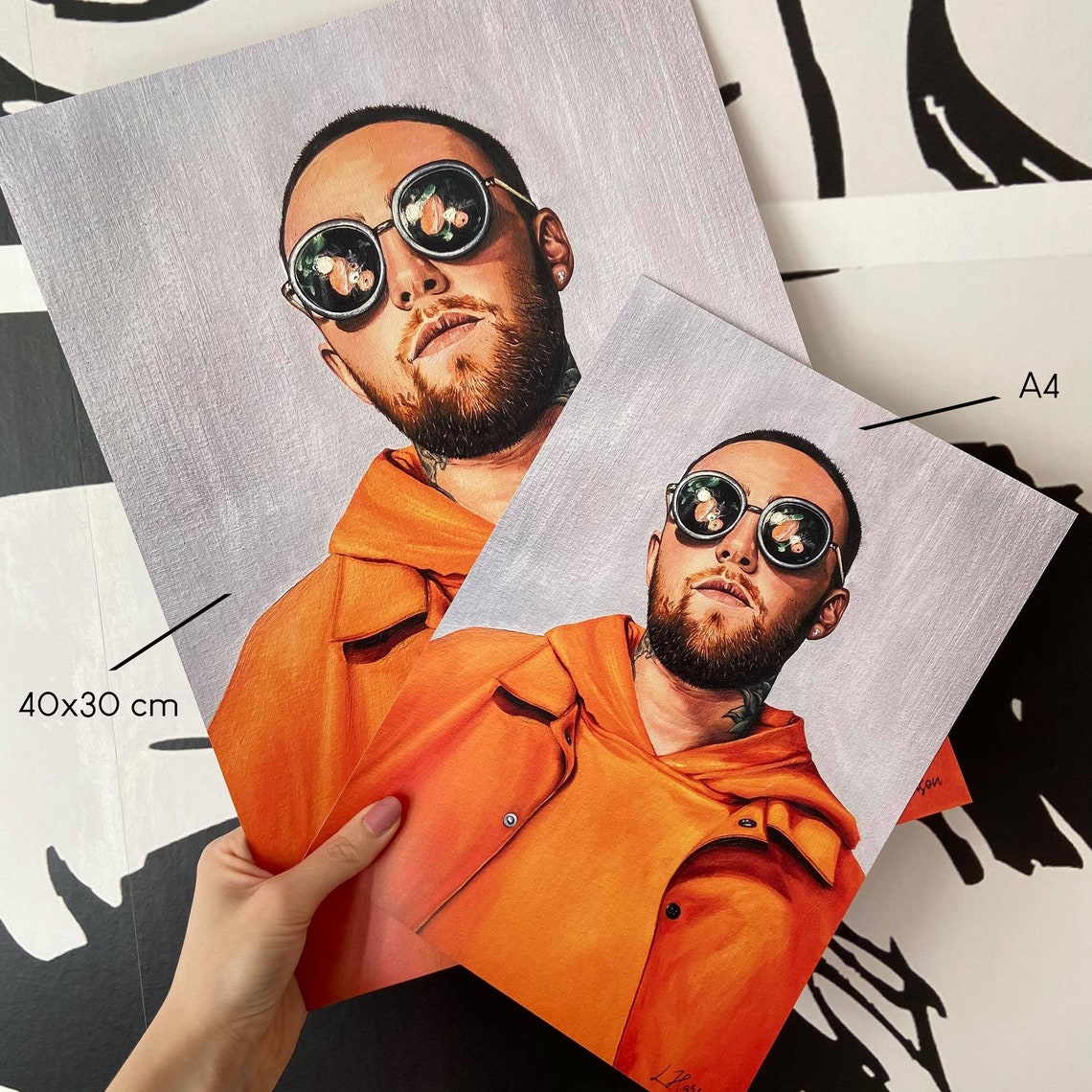 MAC MILLER Art Print Mac Miller Wall Decor Mac Miller Wall - Etsy
