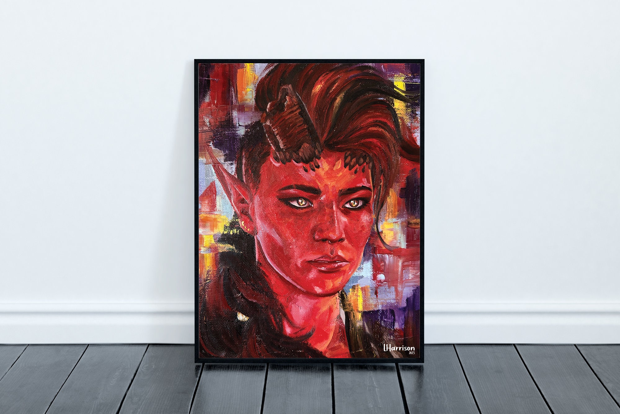 KARLACH Art Print Baldurs Gate 3 Oil Painting Art Print - Etsy Canada