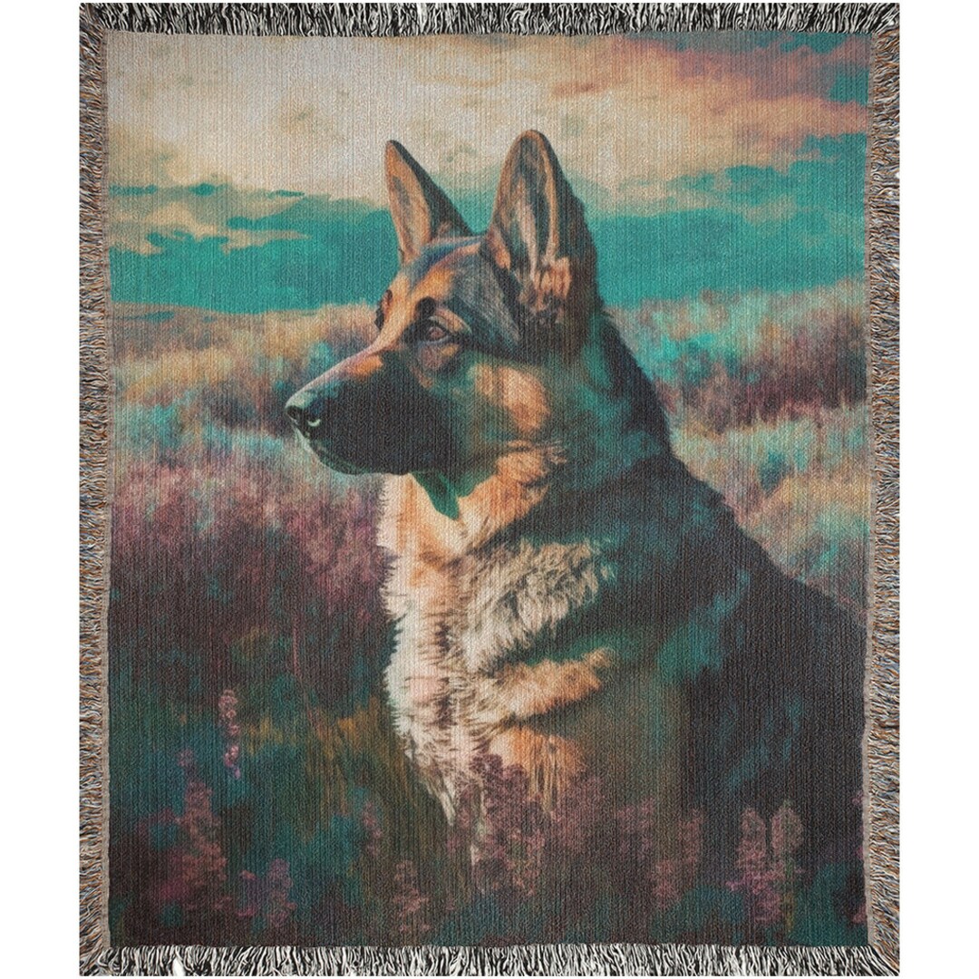 German Shepherd Throw for Shepherd Lovers - Etsy