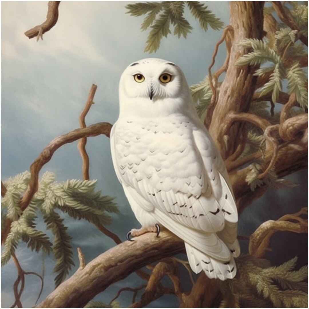Snowy Owl Art Print - Etsy