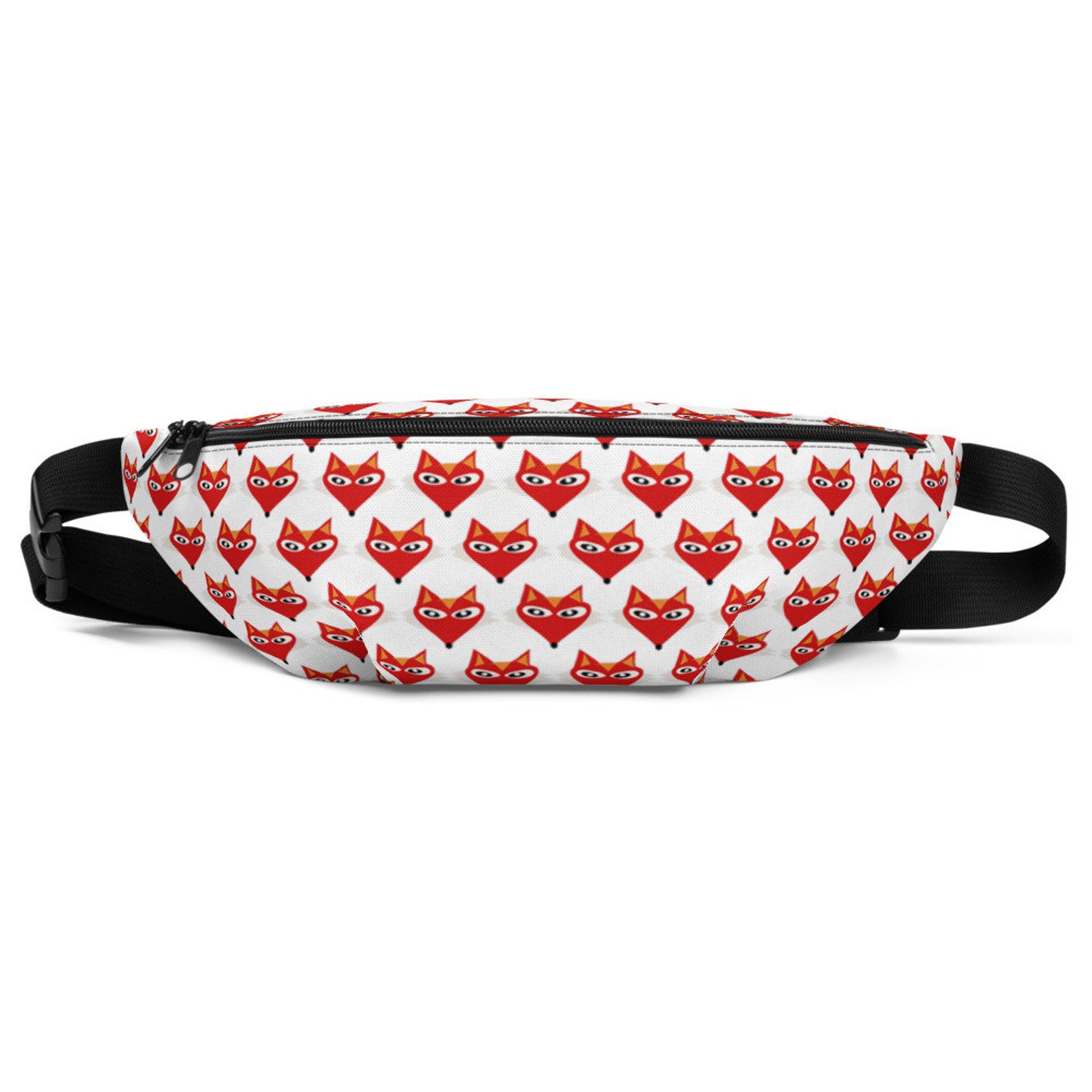 FOX FANNY PACK Bum Bag Fox Print Fanny Pack Animal Print Festival ...
