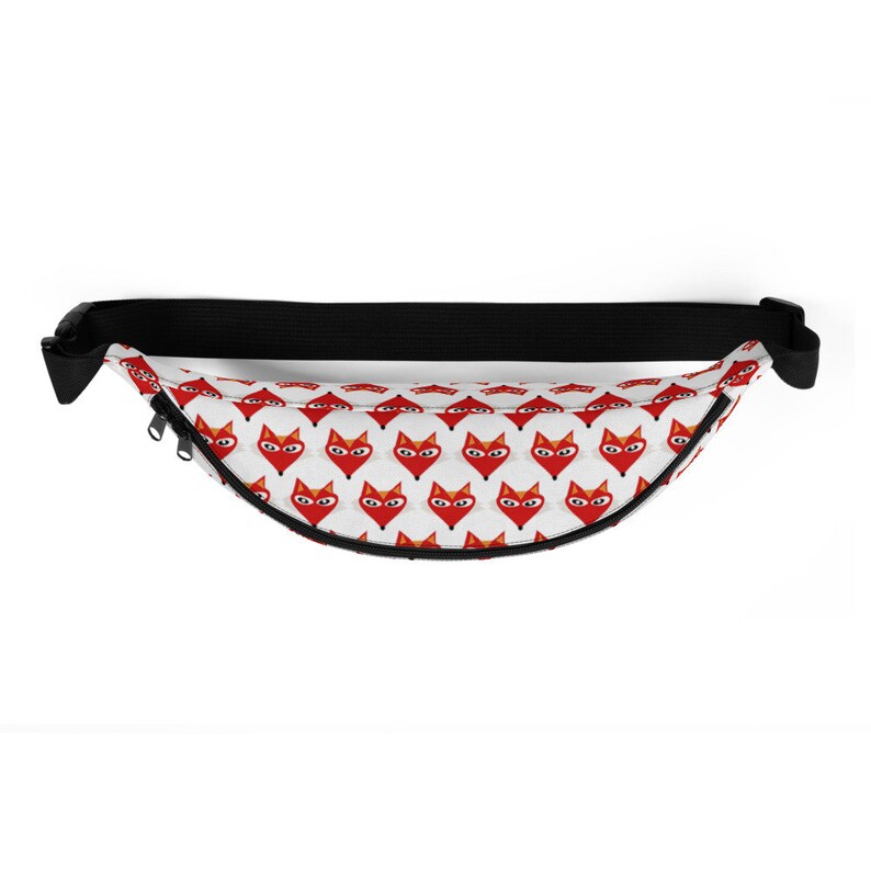 FOX FANNY PACK Bum Bag Fox Print Fanny Pack Animal Print Festival ...