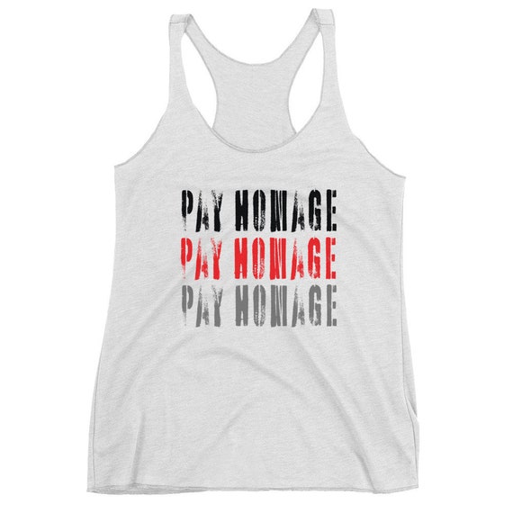 Pay Homage STATEMENT TANK TOP Womens Work-Out Clothing | Etsy