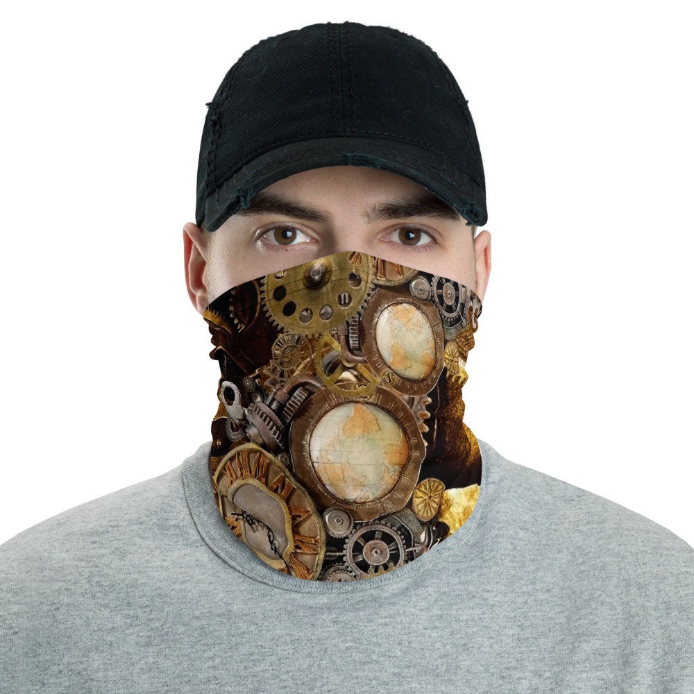 STEAMPUNK FACE SCARF Steam Punk Mask For Men or Women Unisex | Etsy