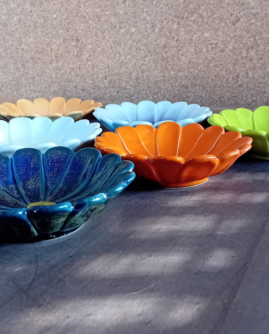 Daisy Bowl, Hand Made, Hand Painted, Ceramics, Portuguese Pottery ...