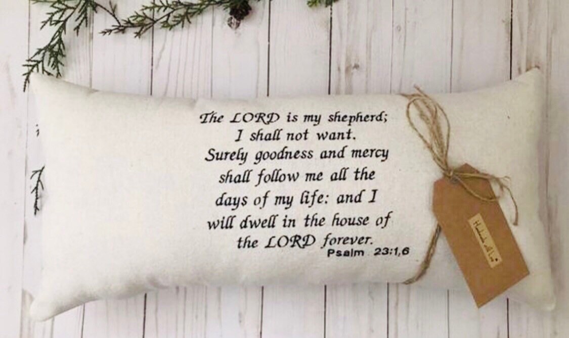Scripture Pillows & Insert Custom Request Scripture Pillow - Etsy