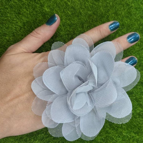 Fabric Flower Ring - Etsy