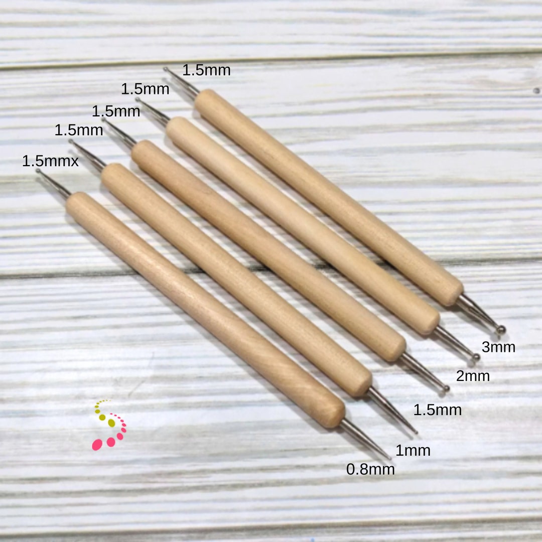 Set of 5 Dotting Tools for Dotting Rocks Mandala Stones Indentation ...