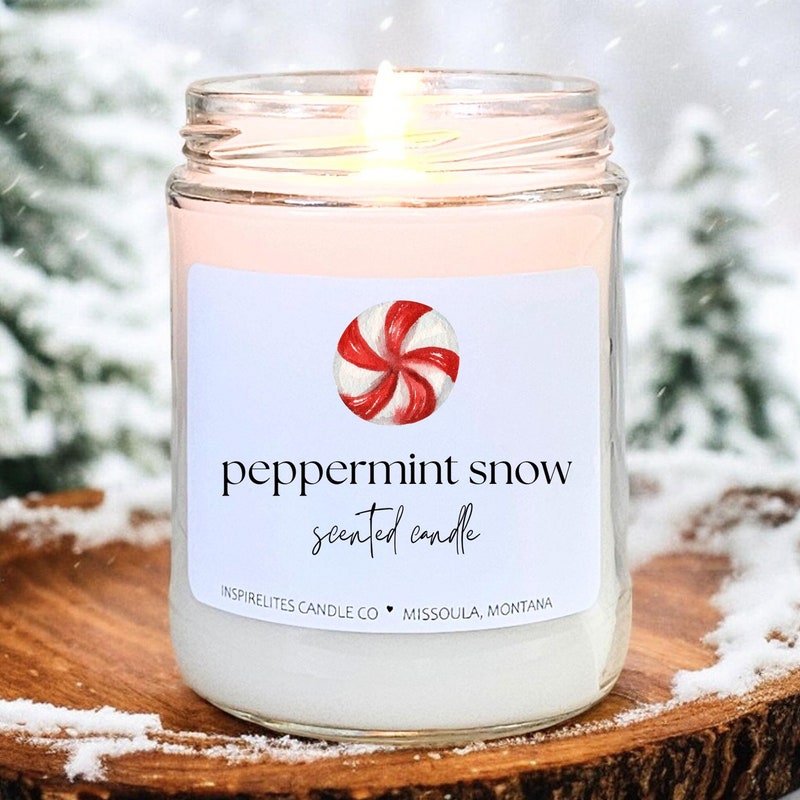 Peppermint Candles - Etsy