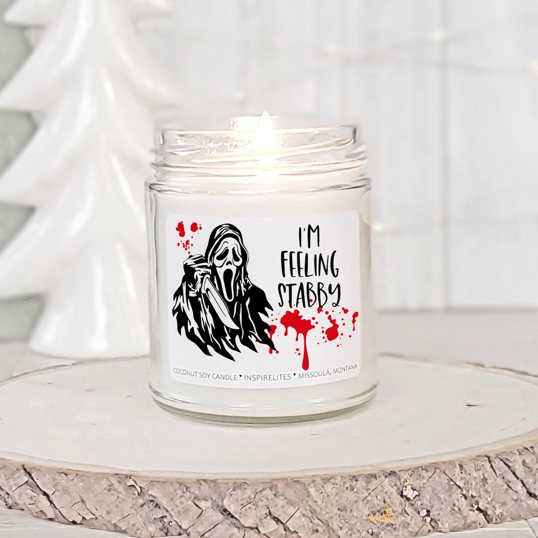 I'm Feeling Stabby Ghostface Halloween Candle Horror Movie Candles ...