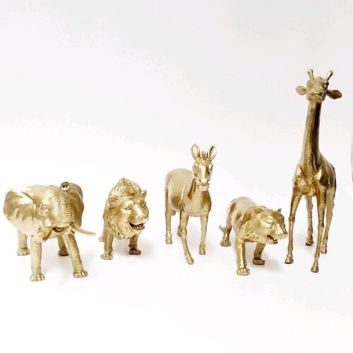 Gold Safari Animals Glam Safari Baby Shower Birthday Party - Etsy