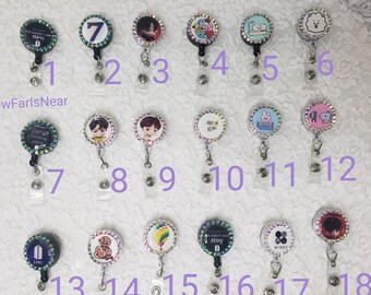 Bts Bt21 Id Badge Reel | Etsy