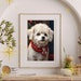 Christmas Bichon Frisé Christmas Art Digital Download, Christmas Bichon ...