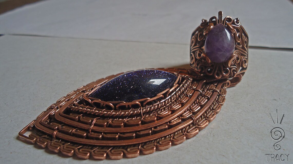 Maya Guardian Medallion Tutorial Tracy Artes Greek Key - Etsy