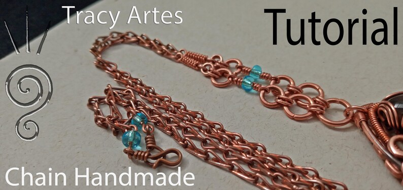 Handmade Chain Tutorial - Tracy Artes - Hand Made - Wire Wrapped - Etsy