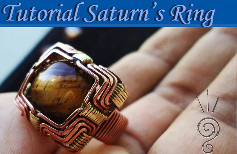 Saturns Ring Tutorial Tracy Artes Rings Spiral Hand - Etsy