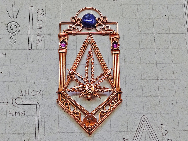 Tutorial - Pendant Ganja Leaf - Etsy