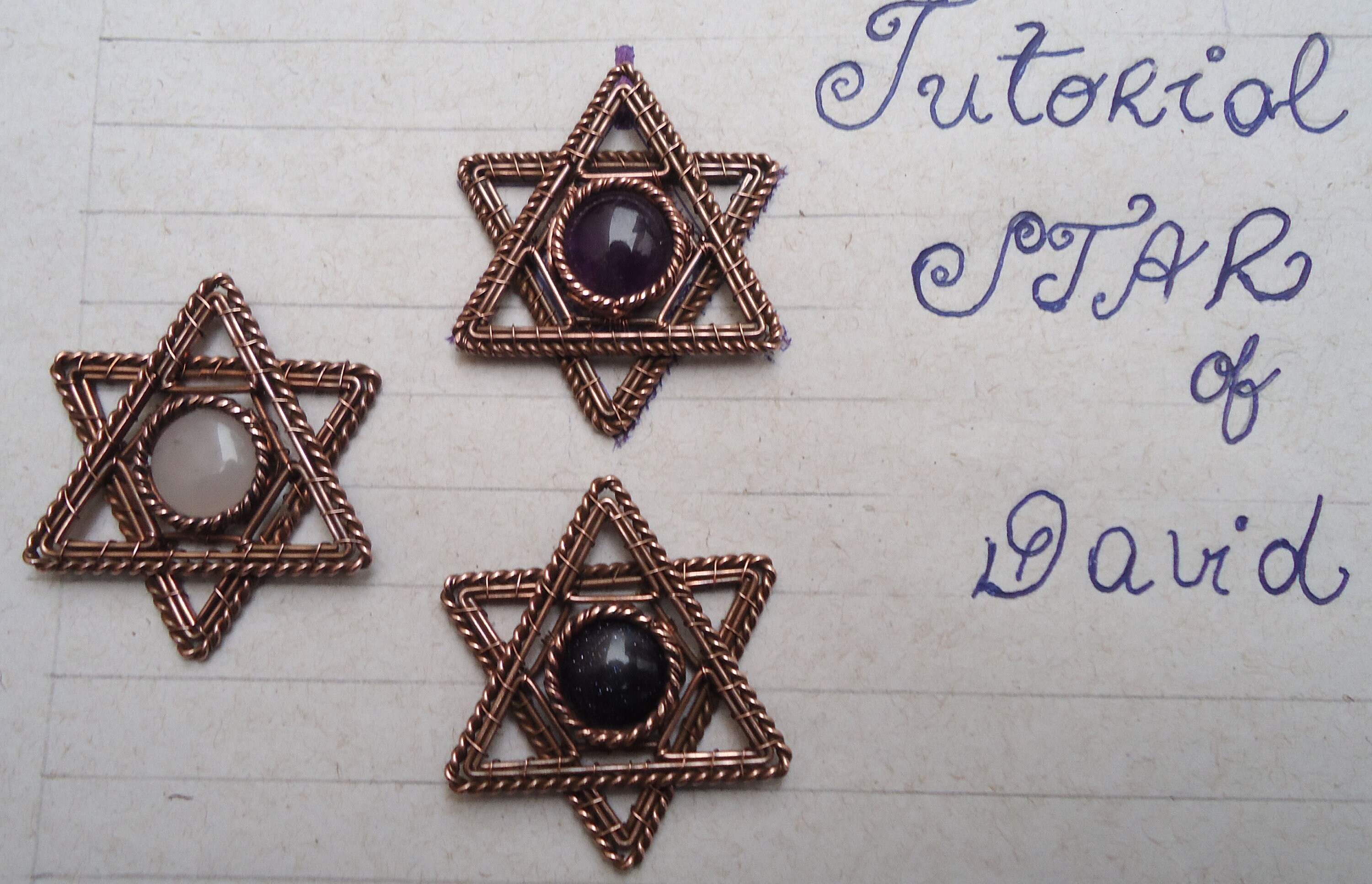 Tutorial - Star of David - Tracy Artes - Etsy