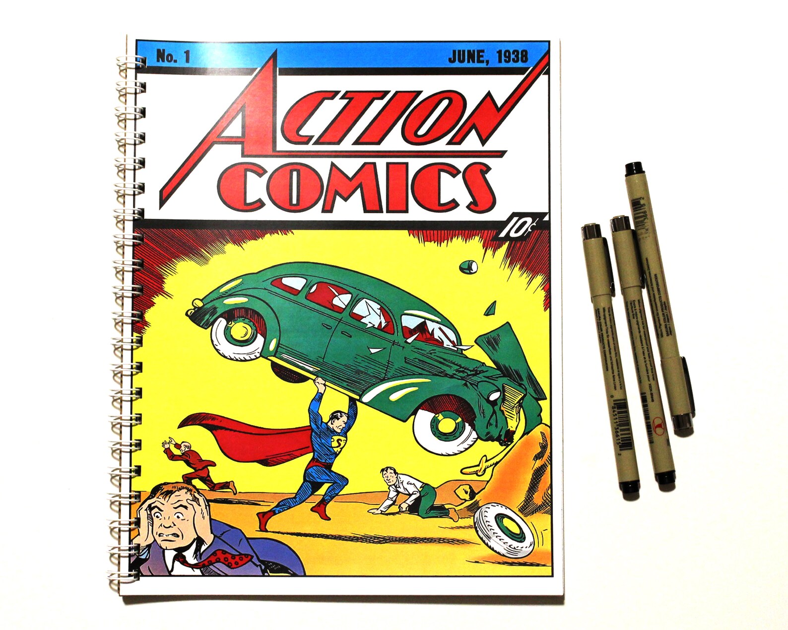 Superman Comic Cover Notebook | Etsy