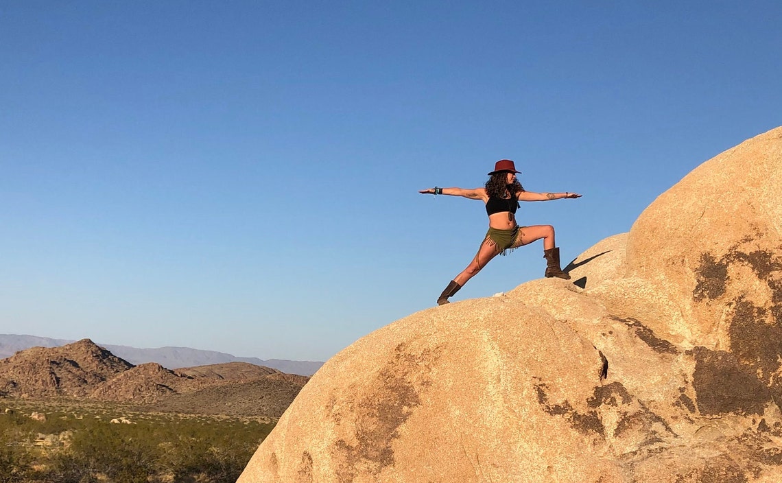 Anna Kate Fringe Shawty Shorts FORREST GREEN Yoga Shorts Festival ...