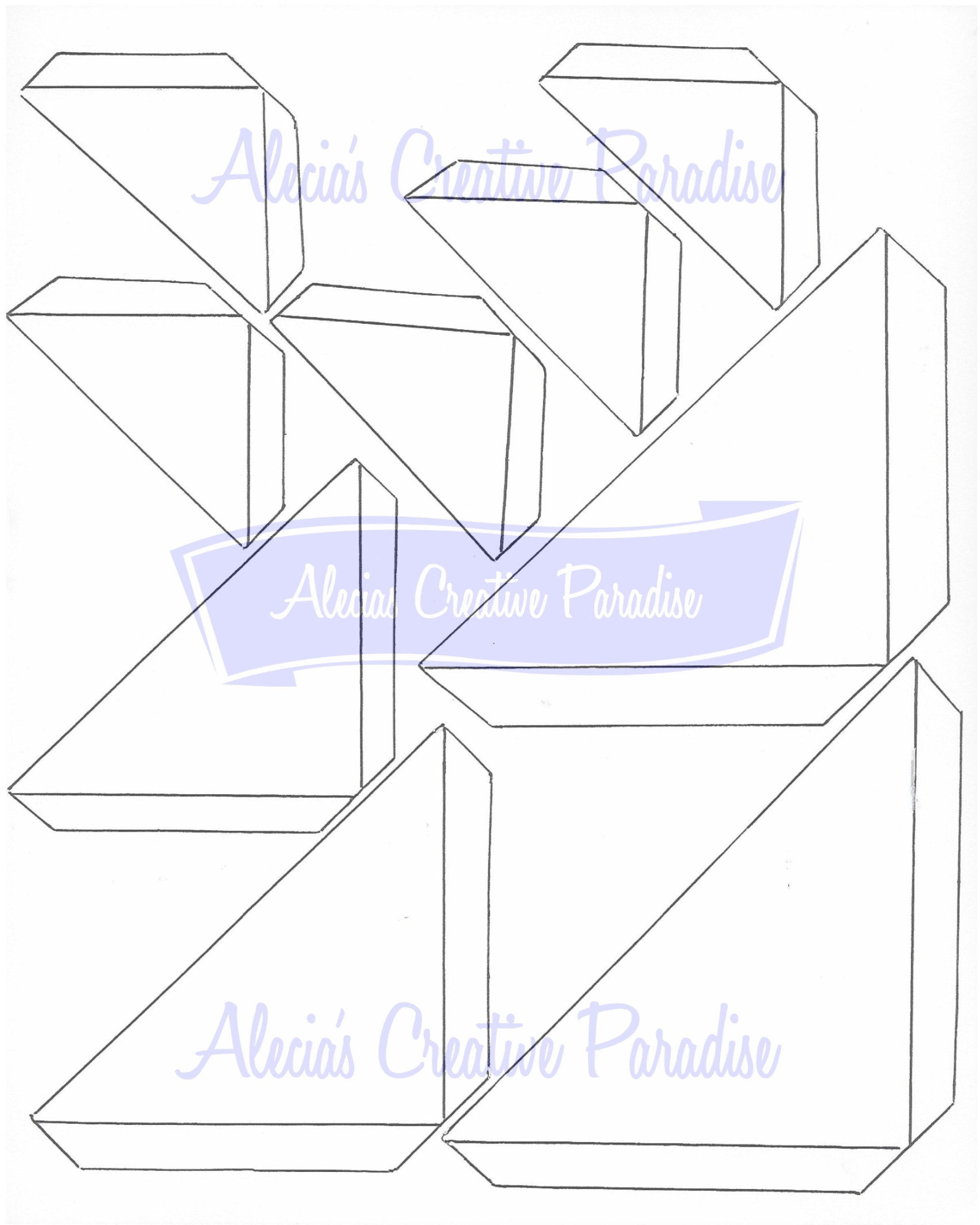 Digital Junk Journal Templates With Loaded Pocket Triangle - Etsy UK