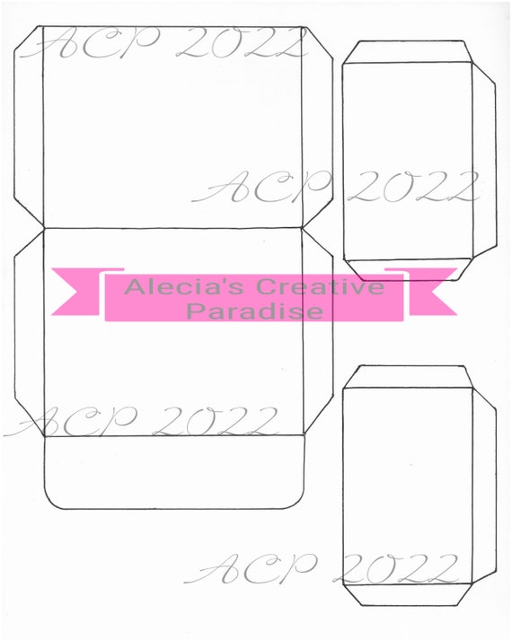 DIGITAL Envelopes With Flaps to Add More Room for Papers - Etsy