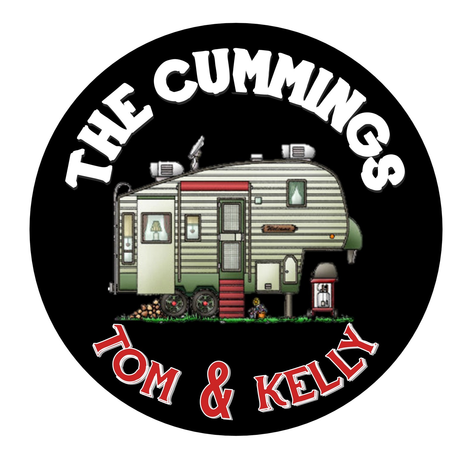 Personalized Custom Design RV Tire Cover Custom Personalized - Etsy