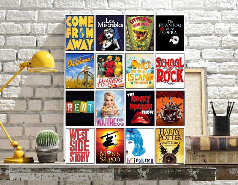 Broadway Musical Theatre Art Custom Broadway Art Gallery | Etsy