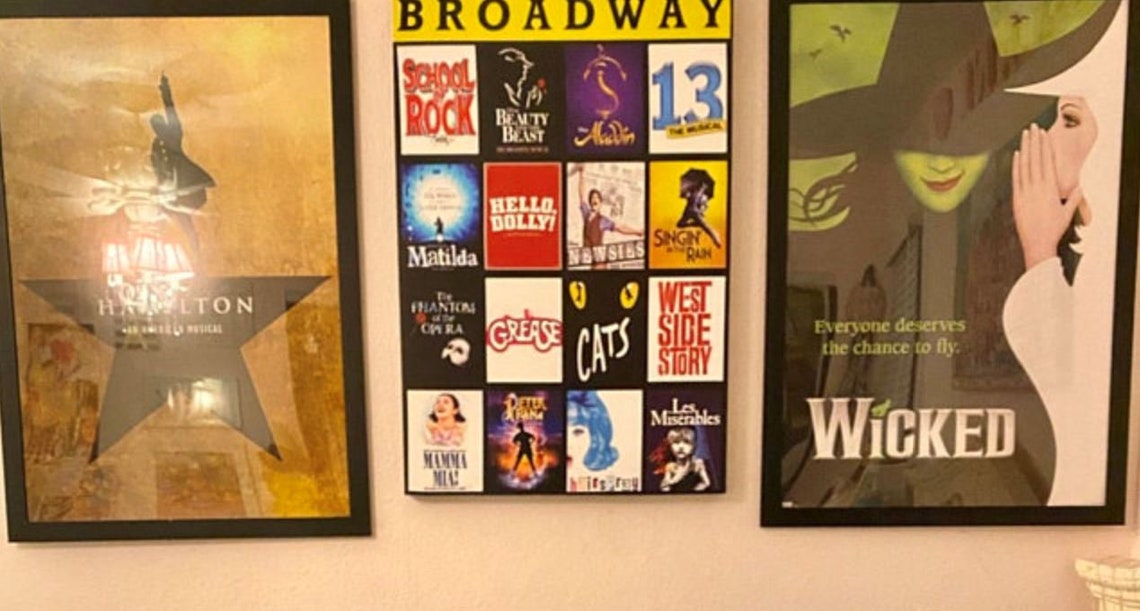 Broadway Musical Theatre Art Custom Broadway Art Gallery - Etsy