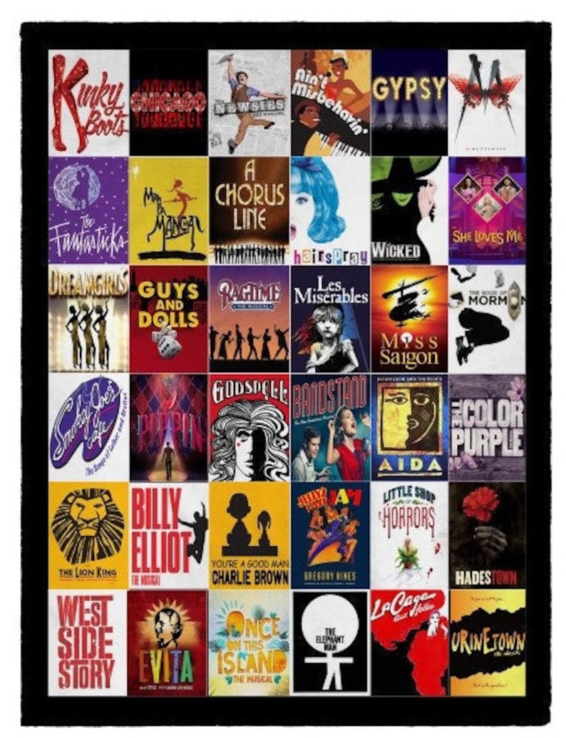 Custom Broadway Musical Theater Fan Blanket- Customize With Favorite ...