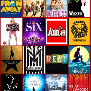 Broadway Musical Theatre Art- Custom Broadway Art- Gallery Wrapped ...