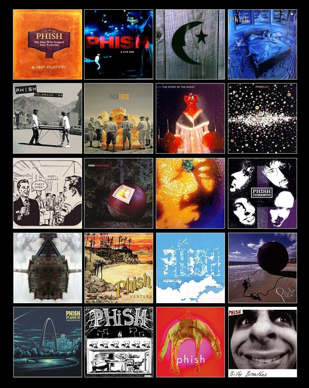 PHISH Ultimate Fan Blanket- Customize With Your Favorite PHISH Fan Art ...