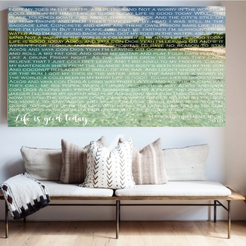 Song Lyric Art - Etsy