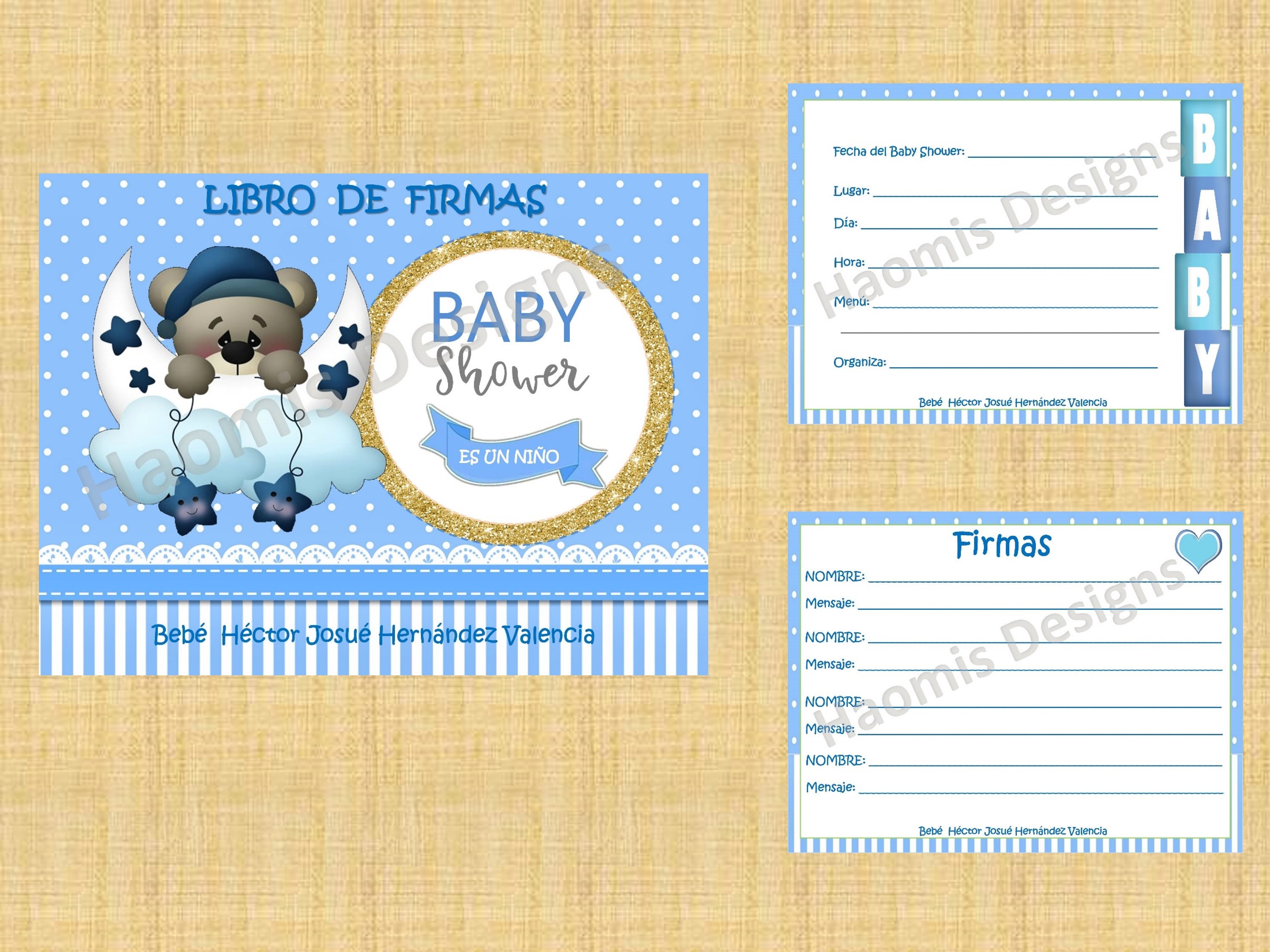 Libro Para Baby Shower Imprimible Gratis Que Trae Consigo