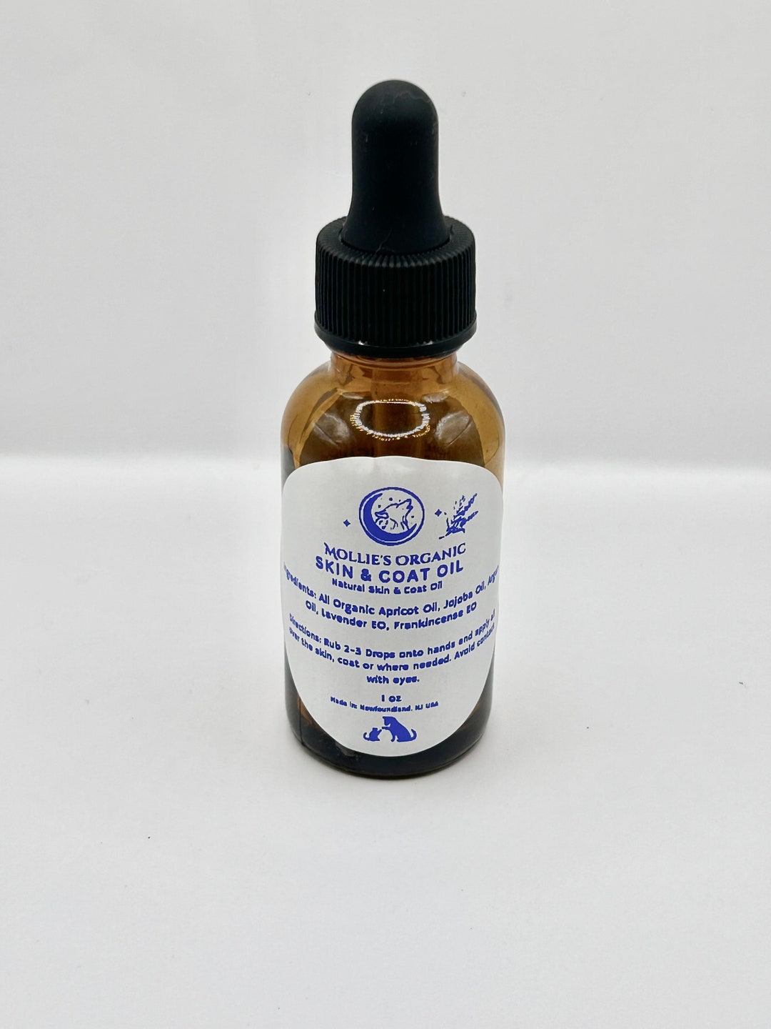 Skin & Coat Oil and Spray for Cats and Dogs Natural Pet Skin and Coat ...
