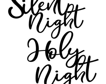 Silent Night in My Mind | Etsy