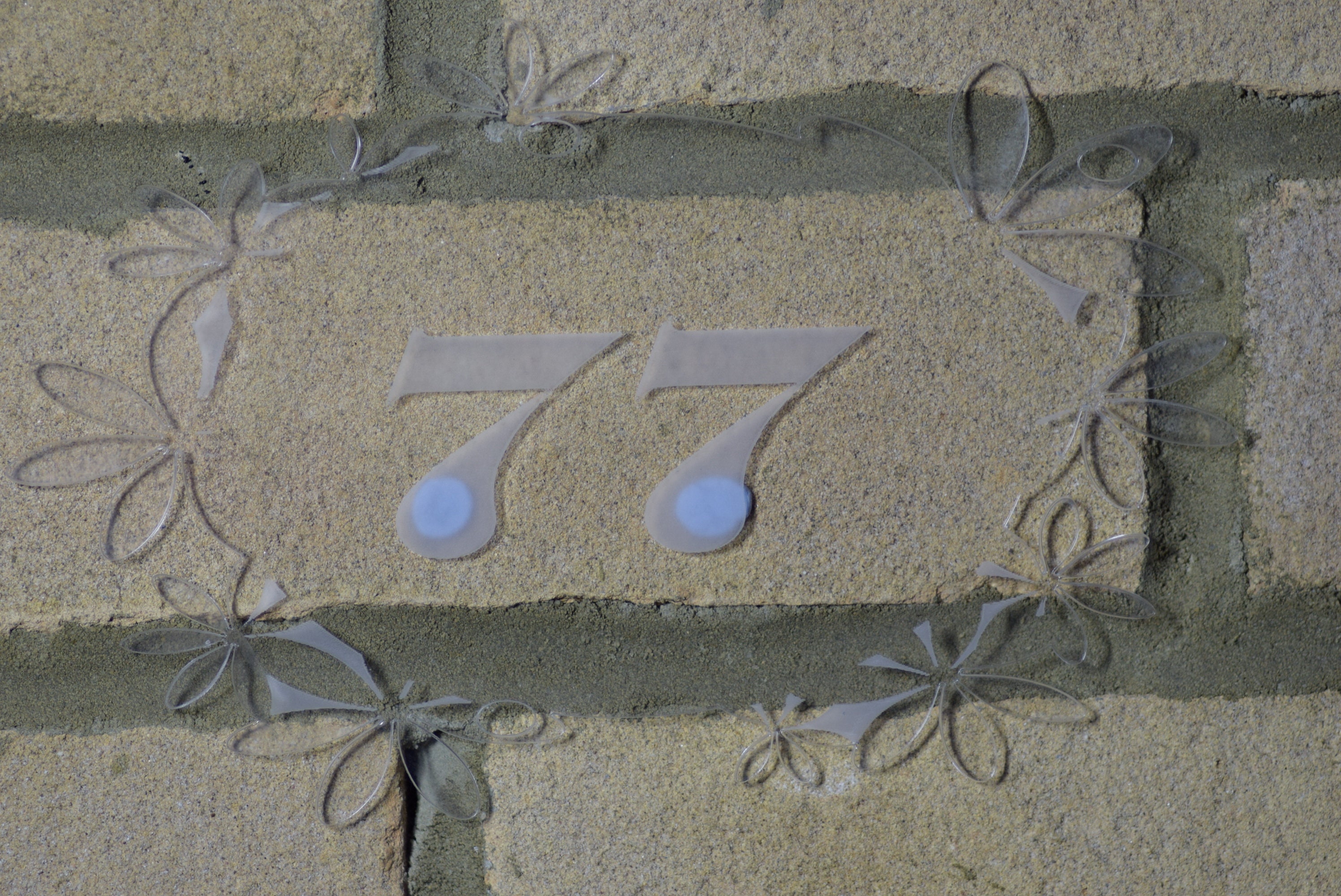 Door Number Deep Engraved Personalised Natural Slate House - Etsy UK