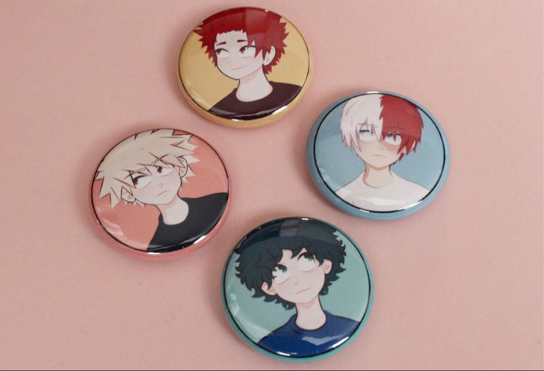 Class 1A Hero Anime Pins - Etsy