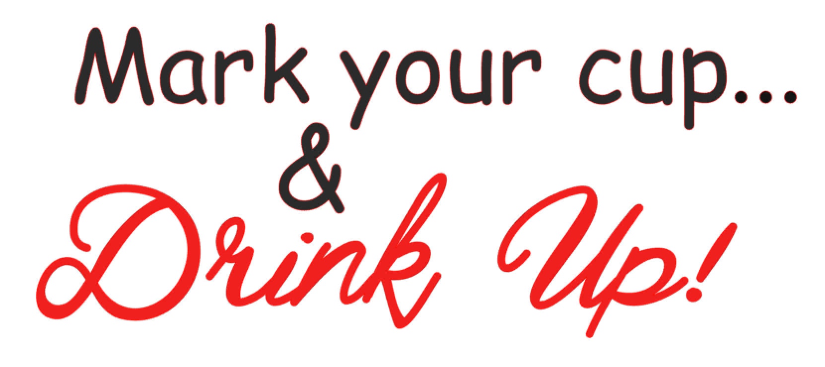 Mark Your Cup... & Drink up SVG Digital File Only - Etsy