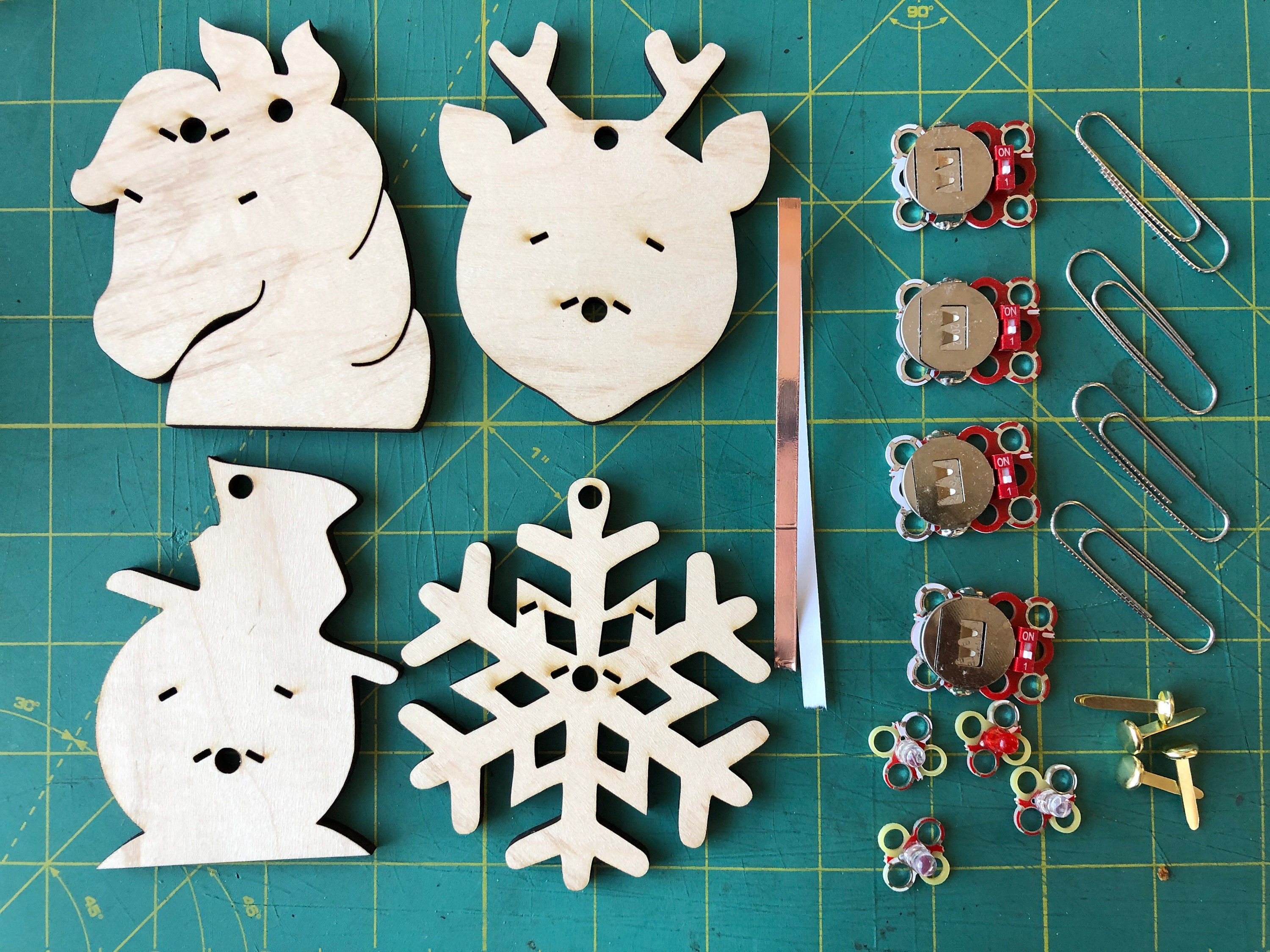 Laser Cut Light up Ornaments - DIY STEM Kit - Etsy