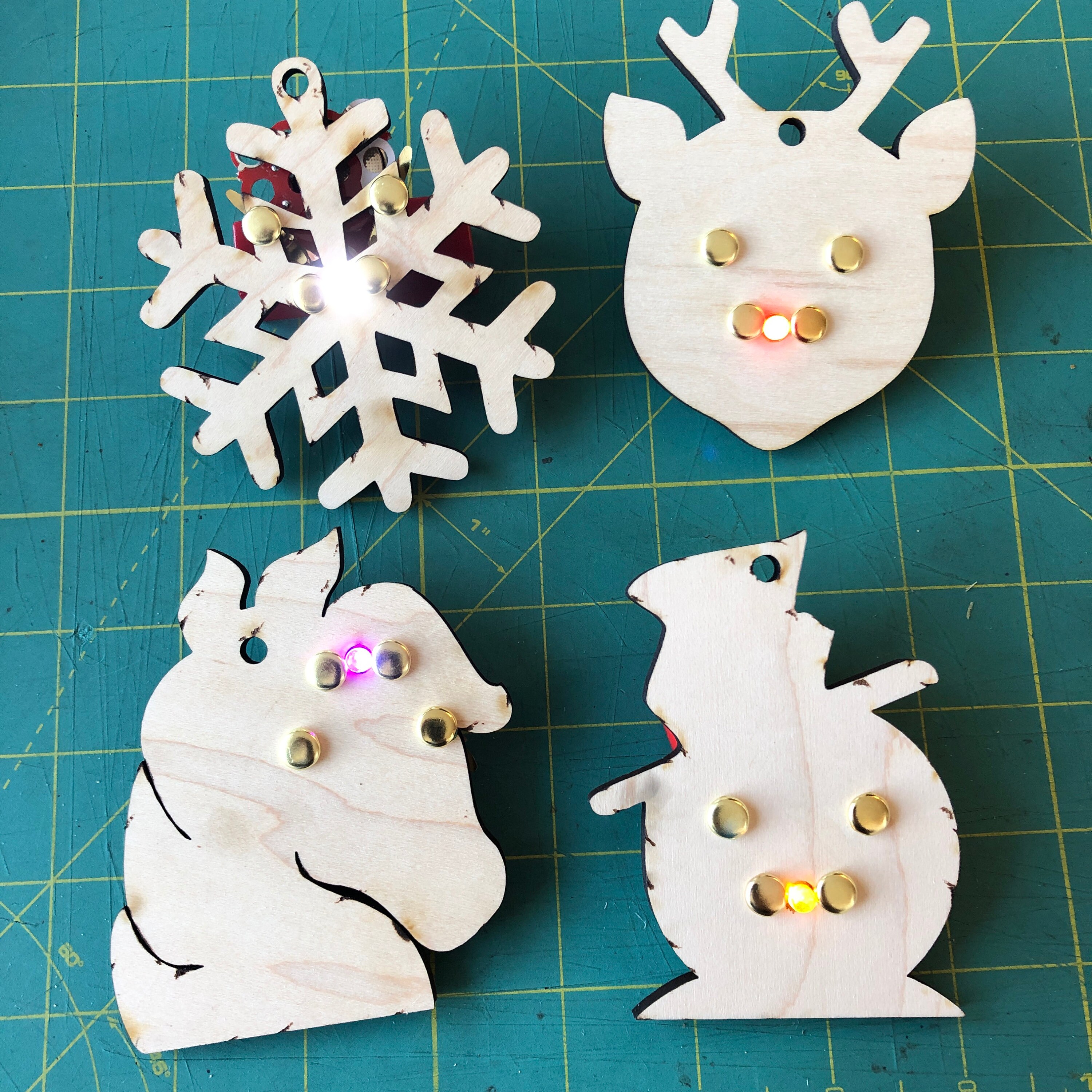 Laser Cut Light up Ornaments - DIY STEM Kit - Etsy