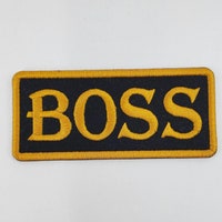 Embroidered Lady Boss Iron on Patch, Lady Boss, Iron on Patch, Boss ...