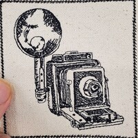 Camera Patch, Camera Iron-on Patch - Etsy