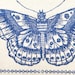 Moth/butterfly Tattoo Embroidered Patch Canvas Patch - Hole in My Jeans ...
