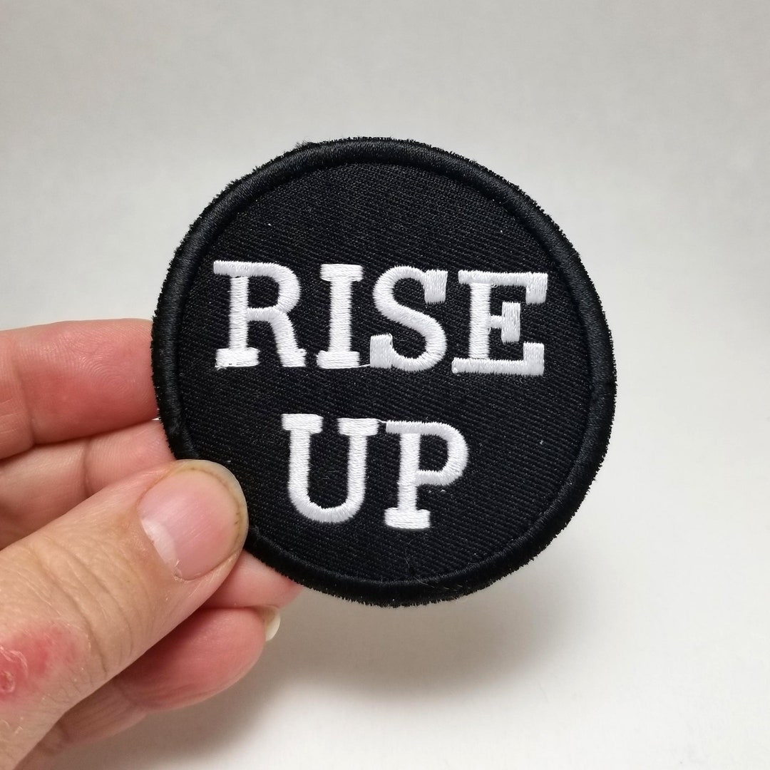 Rise up - Back Patch - Backpack Patch - Embroidery - Upcycle - Hamilton ...