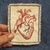 Anatomical Heart Embroidered Patch Canvas Patch - Vintage Style - Etsy