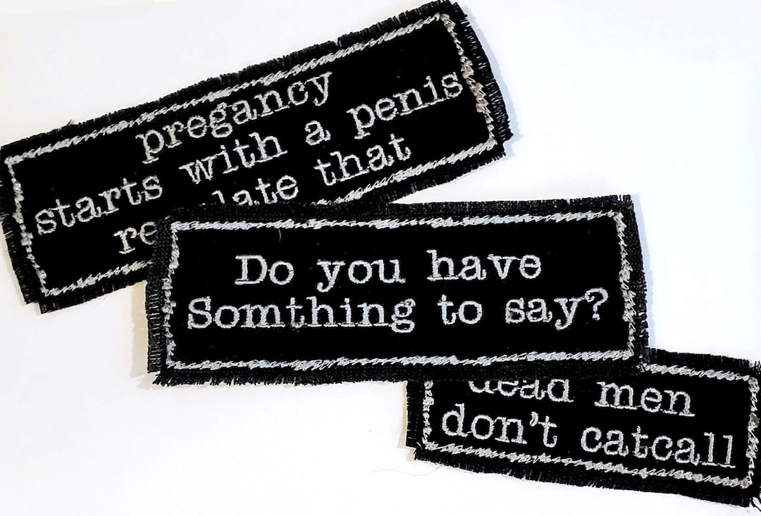 Custom Patch Your Words - Have Something to Say? Embroidered Patch ...