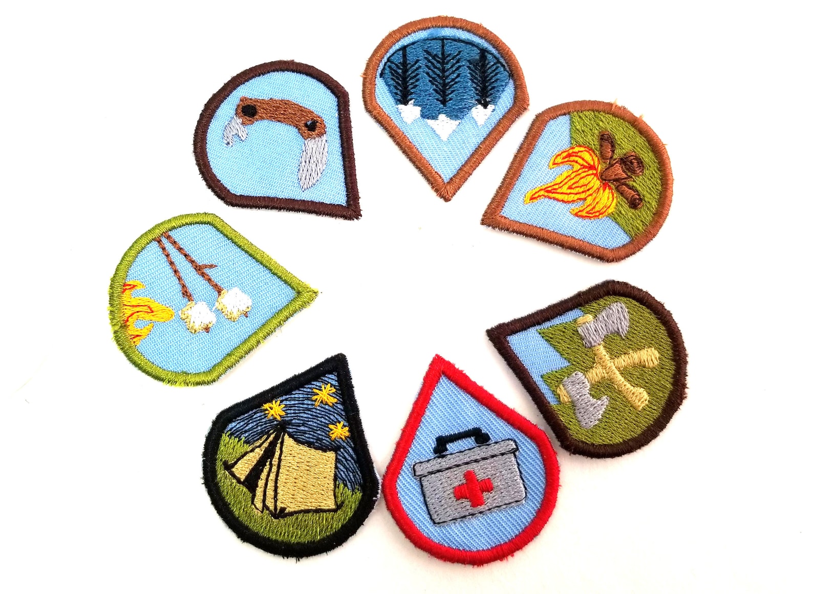 Camping Patch Outdoor Skills Badges Funny Merit Badge - Etsy